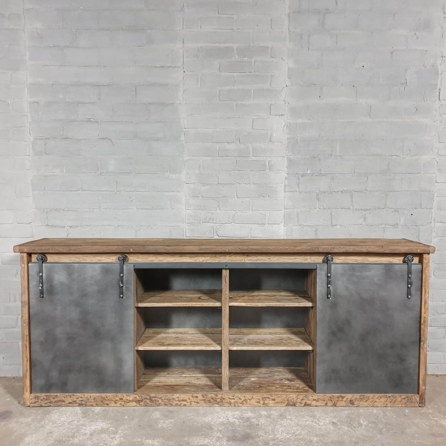 Vintage dresser with sliding doors expertly handcrafted - D008 - DT69
