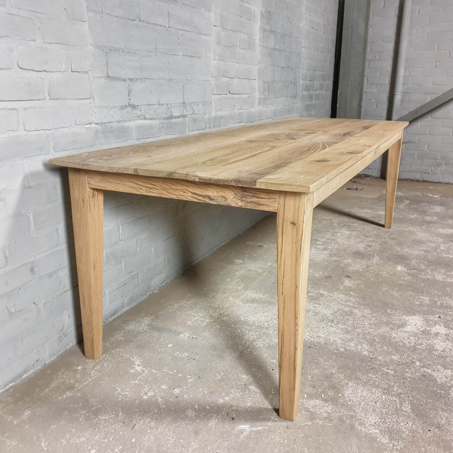French oak dining table made of old wood - H009 - DT69