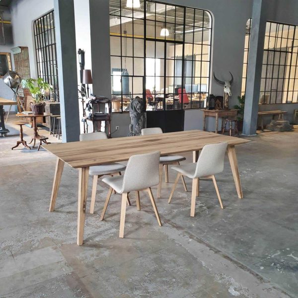 Scandinavian dining table Nordic - Reclaimed old oak - Z004